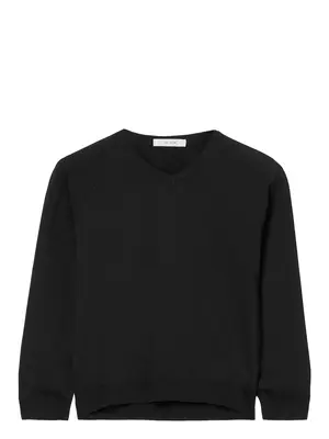THE ROW The Row Corin Silk-blend Sweater Black