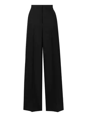 THE ROW The Row Delton Pleated Wool Pants Black