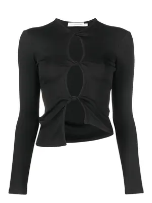 Christopher Esber Twisted-effect Top - Black