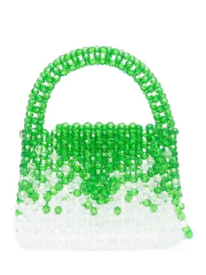 Germanier Bead-embellished Tote Bag - Green