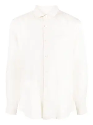 Frescobol Carioca Antonio Linen Shirt - Neutrals