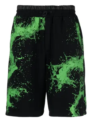 PLEIN SPORT Splash Extreme Track Shorts - Black