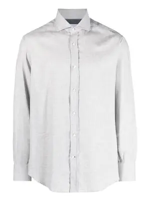 BRUNELLO CUCINELLI Long-sleeve Cotton-blend Shirt