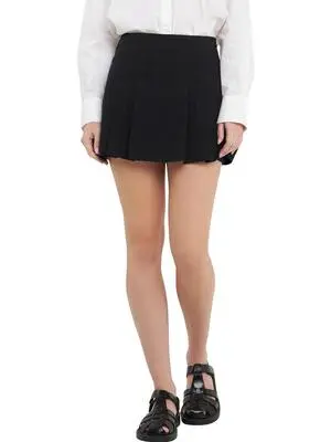 English Factory English Factory Pleated Skort Black