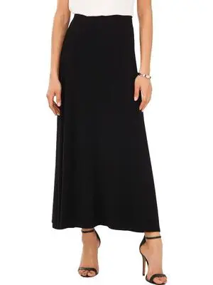 Vince Camuto Pull-on Maxi A-line Skirt - Rich Black