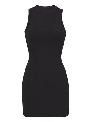 SKIMS Cotton Rib Tank Dress - Soot