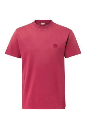 Loewe Anagram Cotton Jersey T-shirt - Red