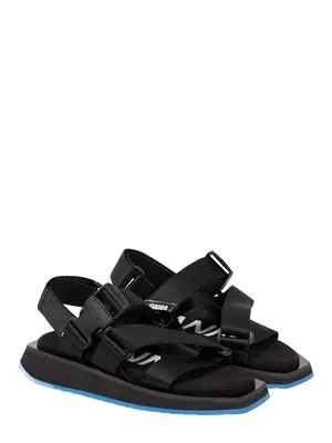 GANNI Ganni Performance Webbing Sandals Black