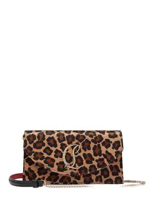 CHRISTIAN LOUBOUTIN Loubi54 Leopard-print Clutch - Multicoloured