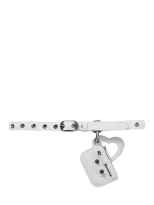 Balenciaga Le Cagole Embellished Waist Belt - White