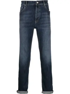 Brunello Cucinelli Mid-rise Jeans - Blue