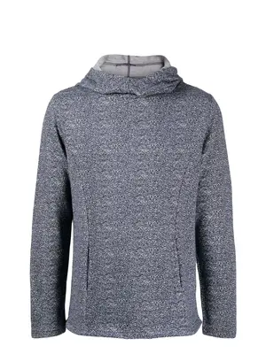 PRIVATE STOCK LABS The Dany Jacquard Hoodie - Blue