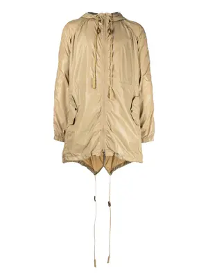 PRIVATE STOCK LABS Demarchelier Drawstring-hood Jacket - Brown