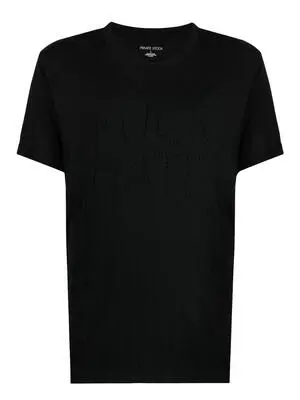 PRIVATE STOCK LABS The Haine Cotton T-shirt - Black
