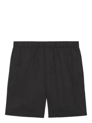 Cos Elasticated Cotton-blend Shorts - Black