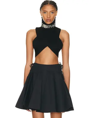 Alaïa Circular Top - Noir