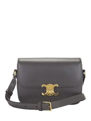 Celine Triomphe Shoulder Bag - Grey