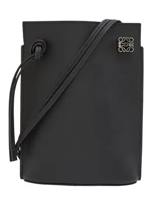 LOEWE Loewe Dice Pocket In Leather With Strap