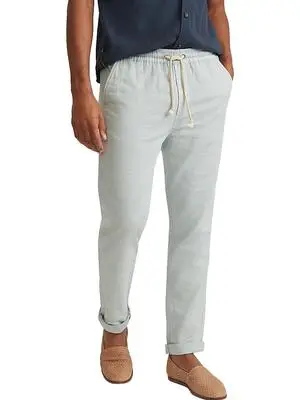 Marine Layer Standard Fit Beach Pants - Light Blue