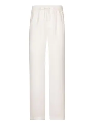 Dolce & Gabbana Drawstring Waistband Trousers - White