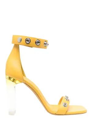 Rick Owens 100mm Eyelet-detail Sandals - Yellow
