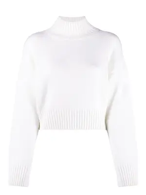 Fabiana Filippi Mock-neck Jumper - White