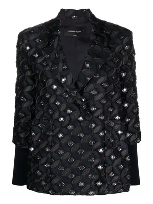 Fabiana Filippi Double-breasted Blazer - Blue