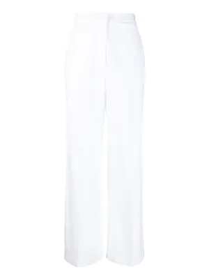 Fabiana Filippi High-waisted Flared Trousers - White