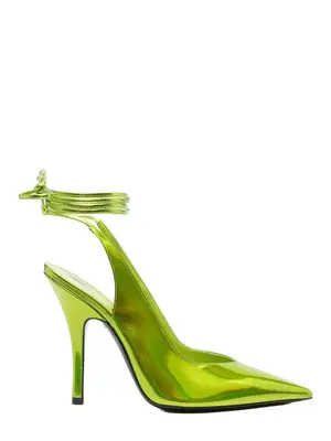 Attico Venus 105mm Holographic Pumps - Green