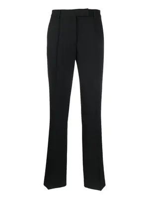 Acne Studios Mid-rise Tailored Trousers - Black