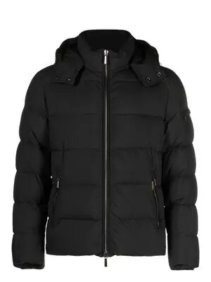 MOORER Long Sleeve Padded Jacket - Black