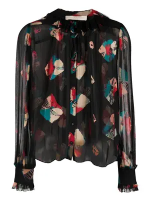 ULLA JOHNSON Ulla Johnson Abstract-Print Blouse