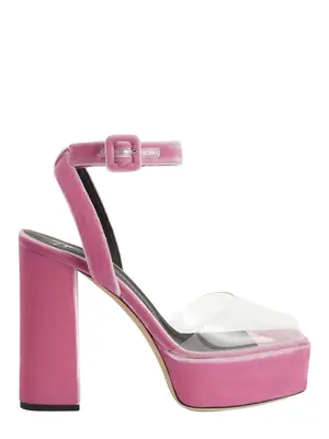 GIUSEPPE ZANOTTI 120mm Betty Plexi Sandals - Pink