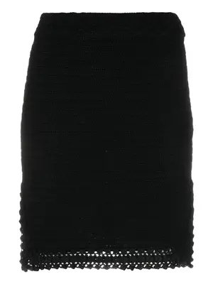 ZADIG&VOLTAIRE Zadig&Voltaire Crochet-Knit Organic-Cotton Skirt