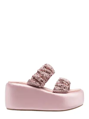 LE SILLA Aiko 80mm Platform Sandals - Pink