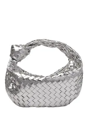 Bottega Veneta Jodie Teen Intrecciato Tote - Silver