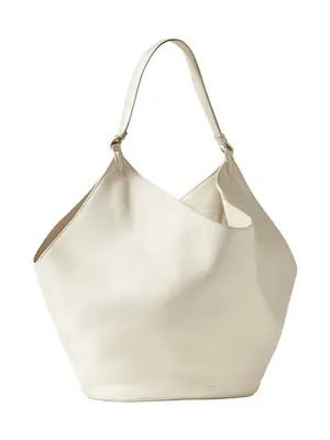Khaite KHAITE Lotus Tote Off-white