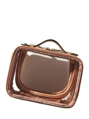 CALPAK Mi Clear Cosmetics Case Beige