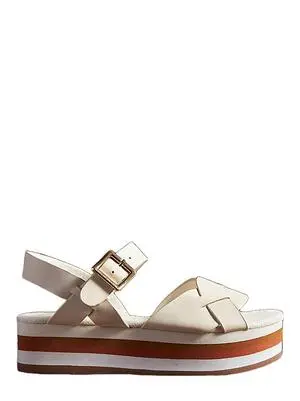 KELSI DAGGER BROOKLYN Kelsi Dagger Brooklyn Platform Sandals Ivory