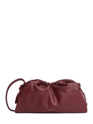 MANSUR GAVRIEL Oversized Cloud Clutch Claret