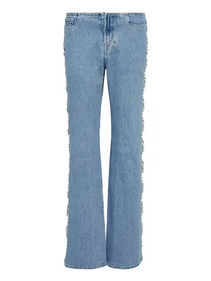 7 For All Mankind Slouchy Bootcut Jeans - Blue