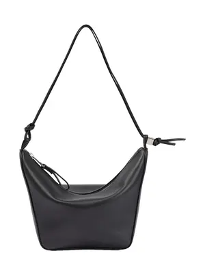 Loewe Hammock Mini Leather Shoulder Bag - Black