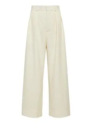 WARDROBE.NYC Low-rise Wide-leg Wool Pants