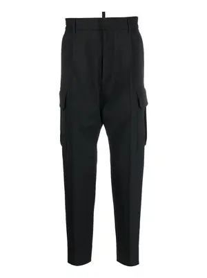 Dsquared2 Drop-crotch Cargo Trousers - Black