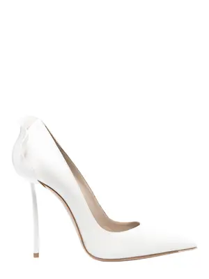 LE SILLA 120mm Petalo Ruffle-detail Pumps - White