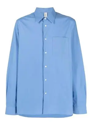 ANOTHER ASPECT 3.0 Organic-cotton Shirt - Blue