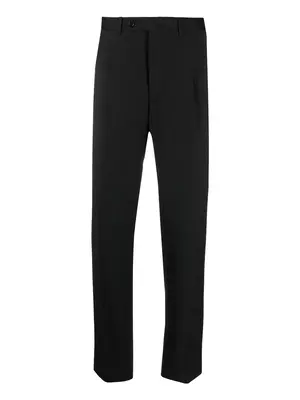 Canali Slim-fit Tailored Trousers - Black