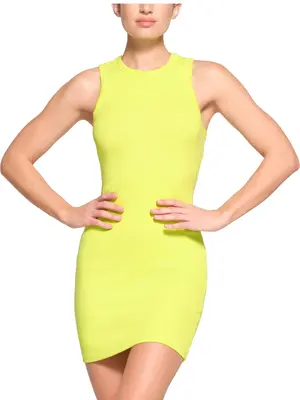 SKIMS Tank A-Line Mini Dress Daffodil