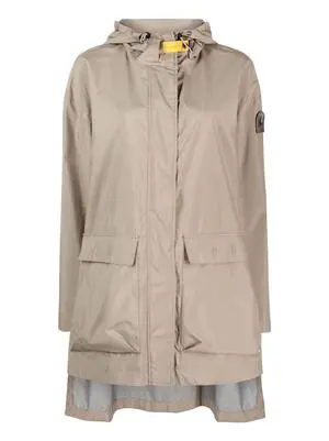 PARAJUMPERS True Hooded Raincoat - Neutrals