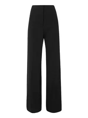 Stella McCartney Net Sustain Stretch-wool Twill Flared Pants - Black
